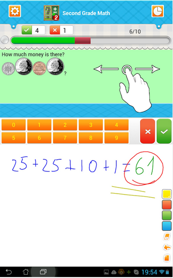 Android App Review: Second Grade Math – Digital Conqueror
