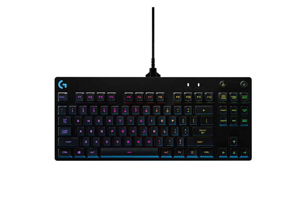 Logitech G Pro Mechanical Gaming Keyboard With GX Blue Clicky Switches ...